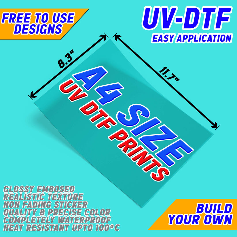 Build Your Own UV-DTF Print Layout ( FREE DESIGNS ) ( for any kind of ...